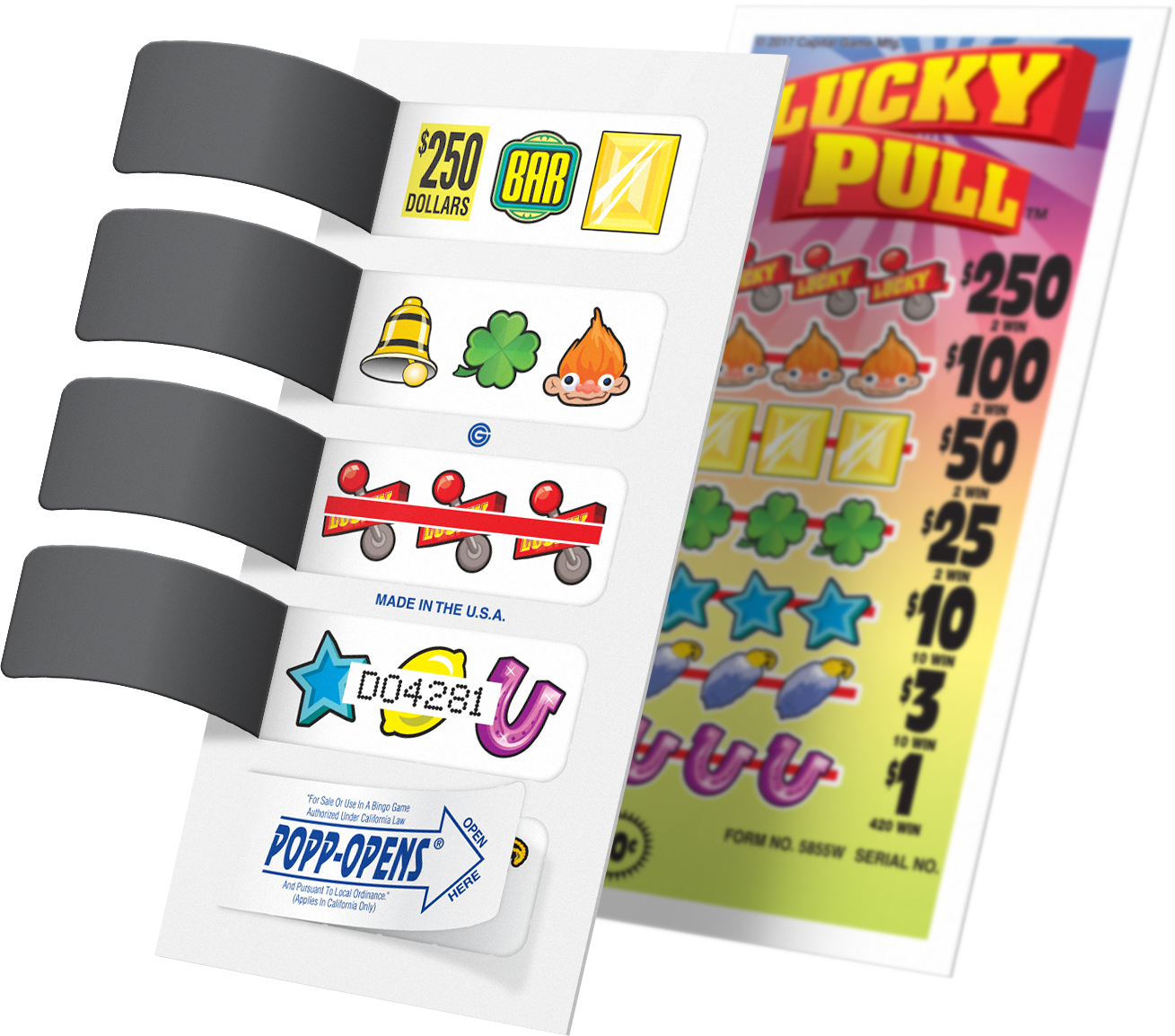 What Are Pull Tab Tickets How Do Pull Tabs Work Fundraising Tabs